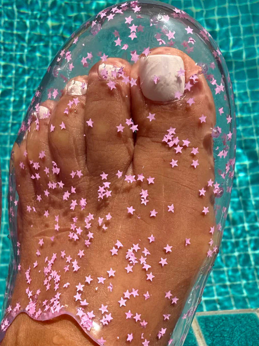 Monfaradi Beach Ballerina Pink Stars NEW – Biondi London