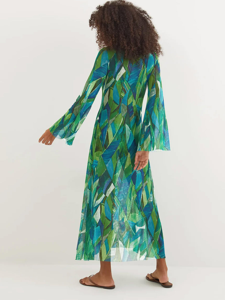 Vix Lidl Long Dress Tropics – Biondi London